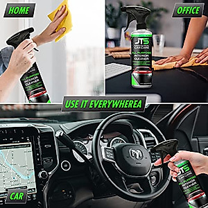 Total Car Interior Cleaner for Vehicle Detailing & Restoration All Purpose Solvent & Car Dashboard Cleaner Seats Upholstery Leather Shine Plastic Vinyl and More | Matte Finish (16 Fl Oz)