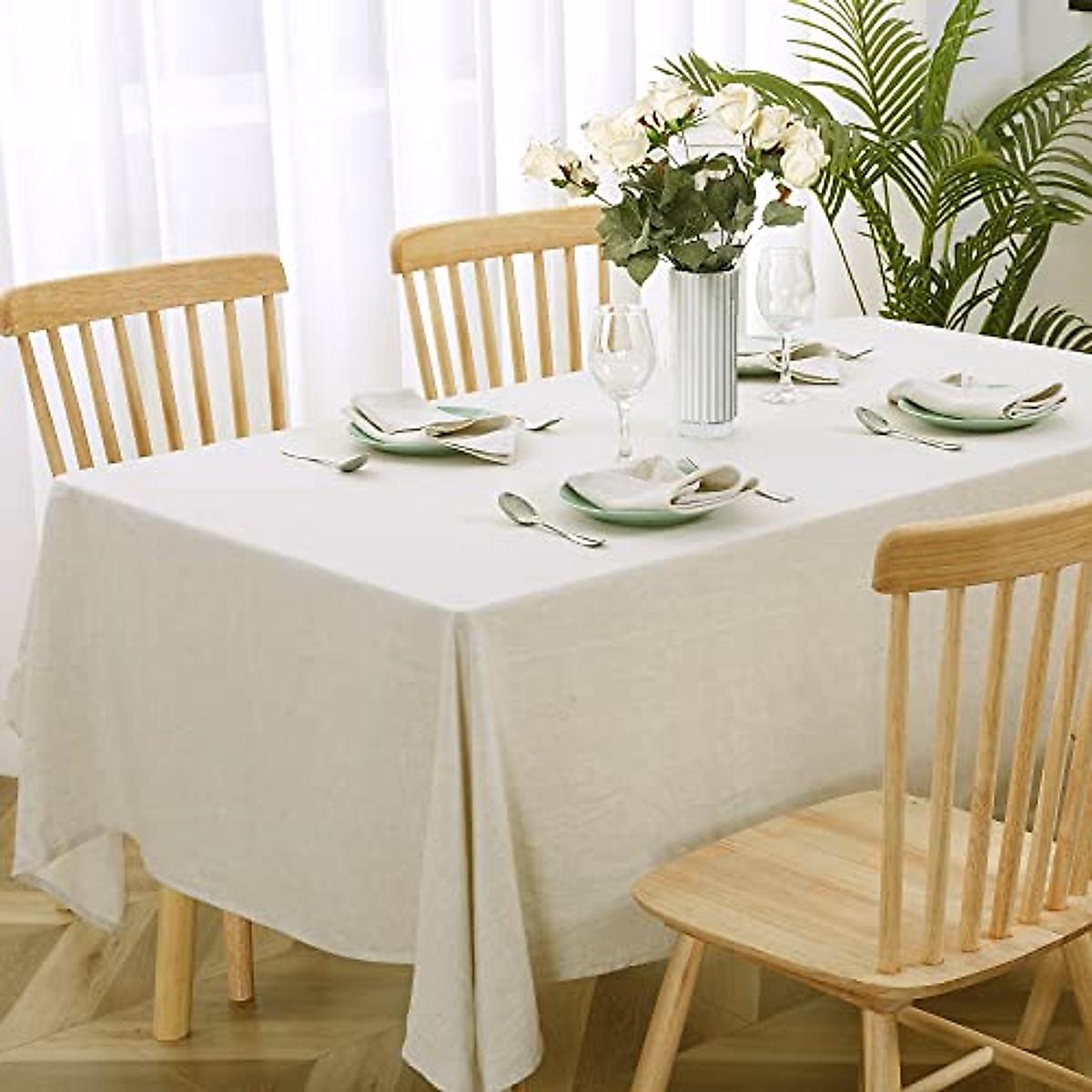 EVERLY Linen Cloth Napkins, Set of 4 100% Stonewashed French Linen Napkins, Dinner Napkins Everyday Use Cocktail Napkins, 18x18 Inches Wedding Napkins Cloth Washable