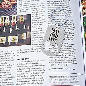 Best Dad Ever Bottle Opener Keychain for Dad Daddy Papa Father Husband Birthday Present Anniversary Father's Day Gifts