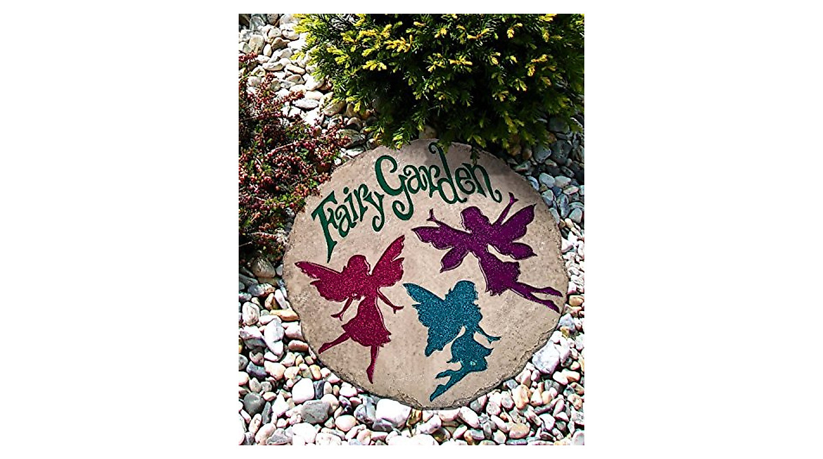 Spoontiques Bronze Angel Stepping Stone | Garden Memorial
