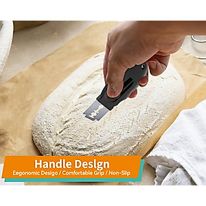 Ansbell Extractable & Magnetic Bread Lame Dough Scoring Tool with 5 Razor Blades,Professional Sourdough Scoring tool for Sourdough Bread Baking & Bread Making Tools,Perfect Bread Scoring Tool