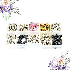 DOITOOL 228PCS Computer Repair Accessories Boxed Computer Repairing Screws Nuts Set Professional Machine Screws Nuts Kit Multi- Screws Nuts Kit for Home Store