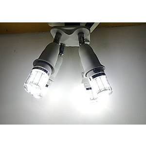 E27 5W White LED Light Bulb Lamp, Low Power Consumption, AC 110-120v, Cool White 6500K, E26 LED Corn Bulb, 40 Watts Replacement, Pack of 8 Units