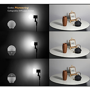 Godox ML30 37.6W 5600K LED Video Light, CRI 96+ TLCI 97+, 8590Lux@1m with Reflector, 4FX Effects,Slient Mode,with 2X NP970 Lithium Battery, APP Wireless Control,Multiple Control Methods (ML30)