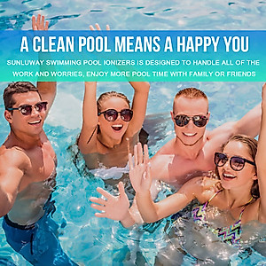 Sunluway 4CH4002-R Swimming Pool Cleaner Replacement Chamber, for Hybrid Pool Treatment System