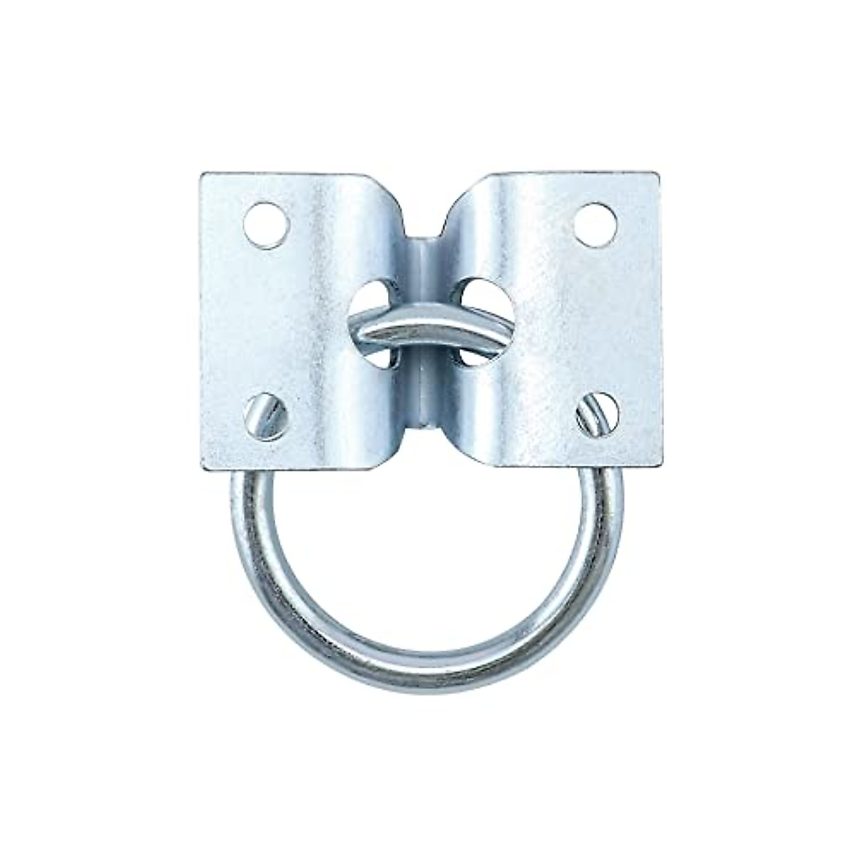 QWORK 2" Cross Tie Rings for Horse Through, 2 Pack Tie - Equestrian and Livestock Ties Loop Hay Net Loop Horse