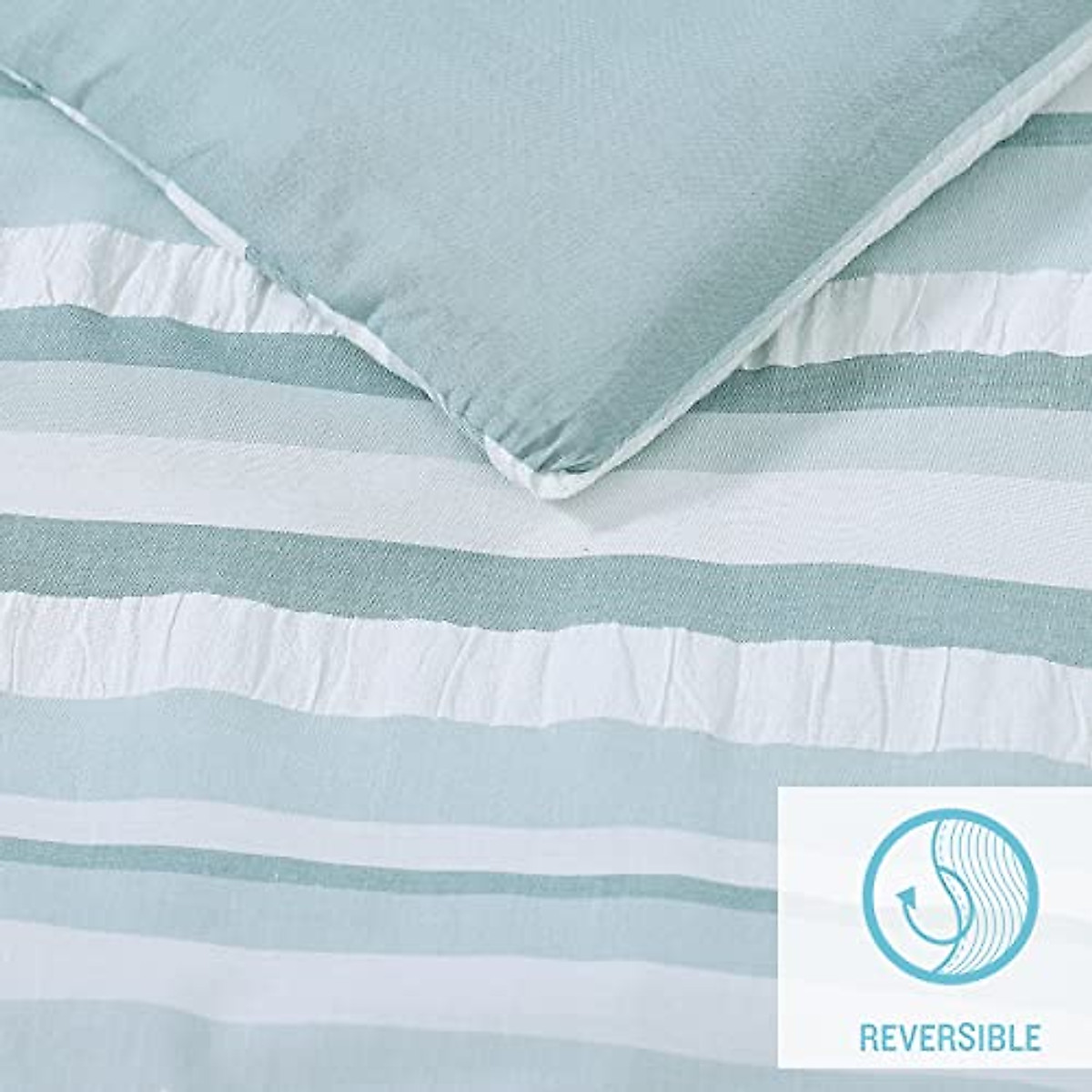 Tommy Bahama - King Comforter Set, Cotton Reversible Bedding with Matching Shams, Home Decor for All Seasons (Clearwater Cay Blue, King)
