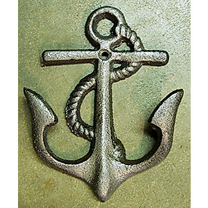 Nautical Anchor Bathroom Accessory Set by COI Cast Iron Decor