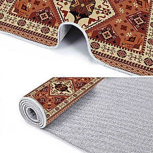 Srocvi Death Moth Area Rug Halloween Spooky Design Carpet with Skulls and Flowers Printed on Wild Animal Moths Butterfly Modern Retro Rustic Gothic Art Aesthetic Rugs for Yoga Room Porch, 3x4ft