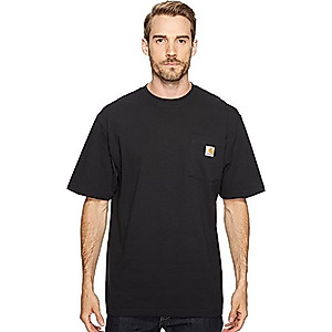 CarharttmensLoose Fit Heavyweight Short-Sleeve Pocket T-ShirtBlack5X-Large