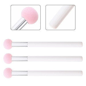 Lurrose 3Pcs Foundation Sponge Powder Puff Mushroom Head Dry and Wet Makeup Puff Makeup Brush Sponge Applicator Concealer Brush Sponge for Women Girls