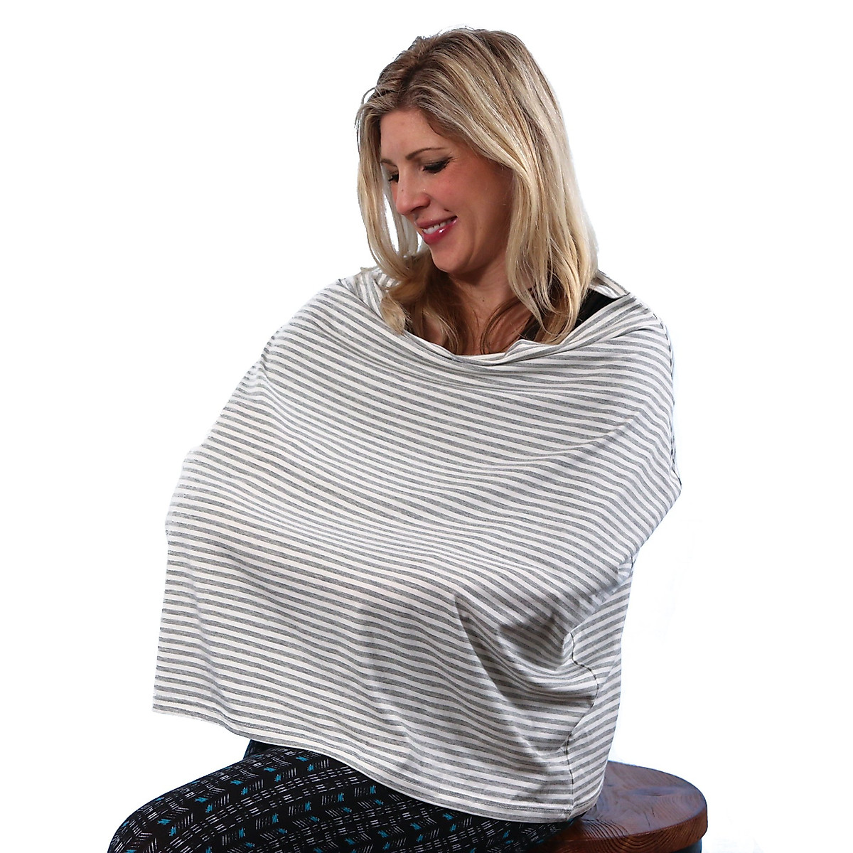 Carseat Canopy & Nursing Cover + 8 Nursing Pads Bundle By West Gray Is Perfect For Baby Shower Gifts – Buying These Breastfeeding Products Together Is Less Expensive Than Buying Them Individually.