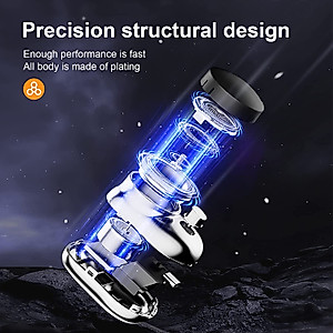 Mini-Shave Portable Electric Shaver, 2023 Upgrade Electric Razor for Men, Pocket Size Shaver Wet and Dry Shaver USB Rechargeable Compact and Portable Travel (White)