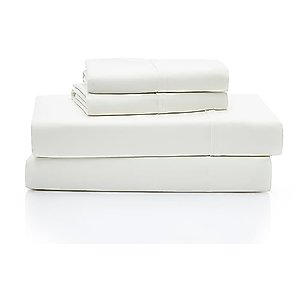 UGG 11787 Alahna Full Bed Sheets and Pillowcases 4-Piece Set Sleep in Luxury Machine Washable Deep Pockets Wrinkle-Resistant Silky Cooling Technology for All-Season Comfort, Full, Snow
