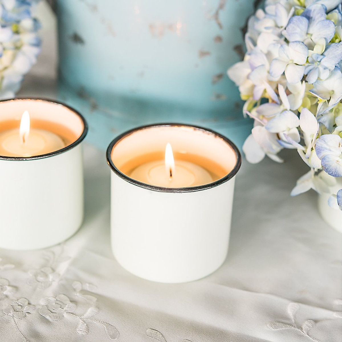 French Provençal Mini Decorative Canister with Lid