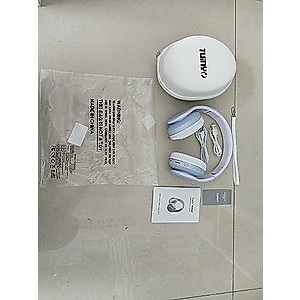 TUINYO Wireless Headphones Over Ear, Bluetooth Headphones with Microphone, Foldable Stereo Wireless Headset-Rose Gold