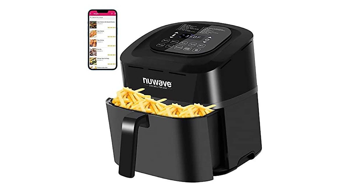 Nuwave Brio 7.25-Qt Air Fryer Oven | 7-in-1 Cooking
