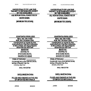 Eddie Bauer Luxury Hypoallergenic 650 Fill Power Lofty Down Comforter - 400 TC Cotton Sateen - Medium Warmth (Oversized King 108" x 98")