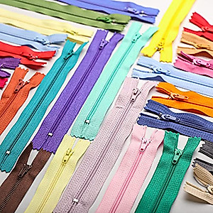 uxcell #5 Zipper Slider Retainers Kit, 200Pcs Top Stoppers & 100Pcs Bottom Stops for Bags Coats Jackets Closed-end Zippers Replacing, Metallic Black