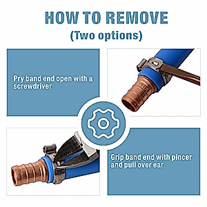 iCrimp PEX Clamp Cinch Tool for 3/8-inch to 1-inch Stainless Steel Clamps meet ASTM F2098 Standard with Pex Pipe Cutter