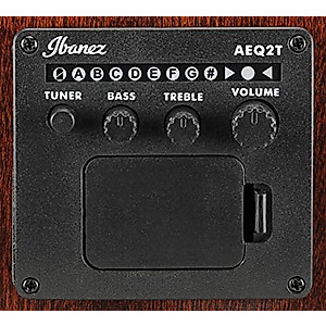 Ibanez AEGB24E Acoustic Electric Bass, Mahogany Sunburst Gloss