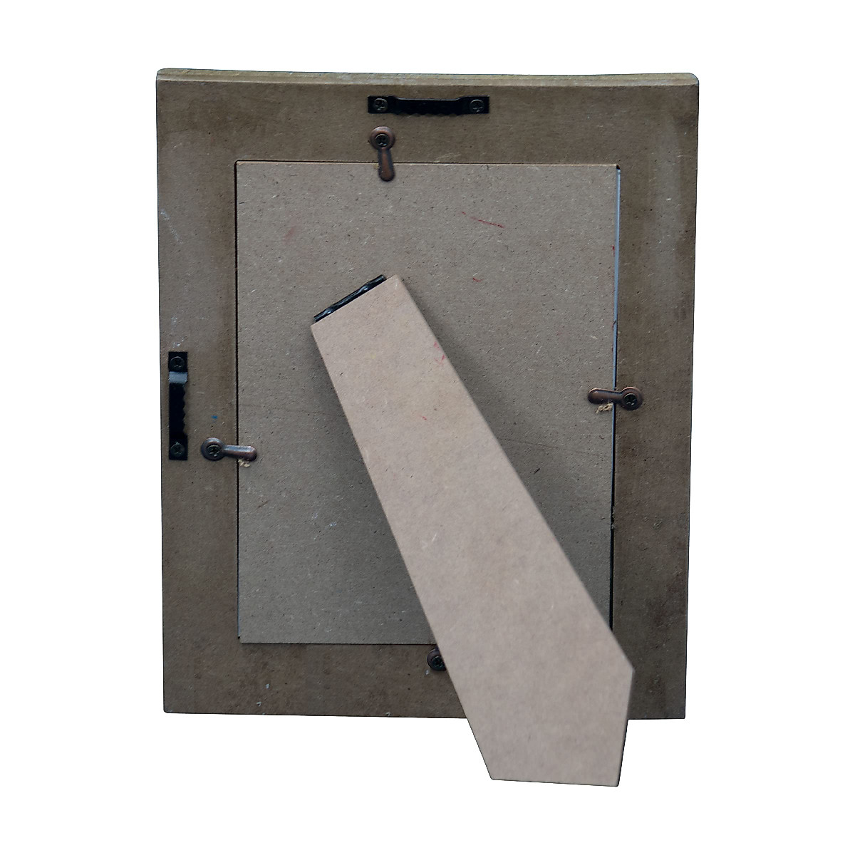 Foreside Home & Garden White Sunburst Pattern 5x7 Inch Blue Wood Decorative Picture Frame