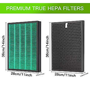I clean Replacment Filter for Coway AIRMEGA Max 400/400s Air Purifier, Compare to Part # Max2 (Part Number 3111737)