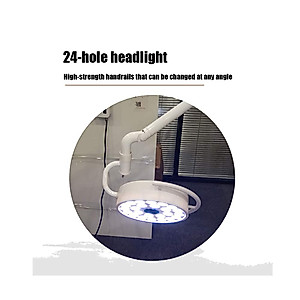 72W Hanging LED Surgical Exam Light Shadowless Lamp Pet Surgery Dental Department 24 Super Beads