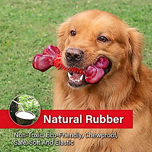 Apasiri Tough Dog Toys for Aggressive Chewers Large Breed, Dog Chew Toys, Durable Dog Toys, Dog Bones Made with Nylon and Rubber, Big Indestructible Dog Toy, Medium Puppy Chew Toys Teething chew Toys