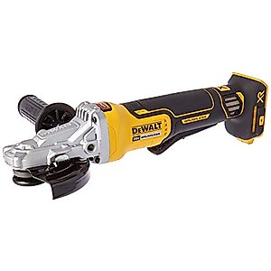 DEWALT 20V MAX* XR Angle Grinder with Brake, 5-Inch, Flathead Paddle Switch, Tool Only (DCG413FB)