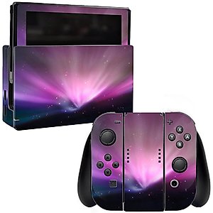 MightySkins Skin Compatible with Nintendo Switch - Spaced Out | Protective, Durable, and Unique Vinyl Decal wrap Cover | Easy to Apply, Remove, and Change Styles | Made in The USA