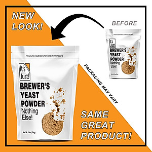 It's Just - Brewers Yeast Powder, Keto Baking, Sourdough Bread, Boost Mother's Milk, Make Lactation Cookies, 10oz