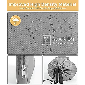 Travel Laundry bags, 2 Pack [Upgraded] Dirty Laundry Travel Bag, Foldable Dirty Clothes Bag for Traveling, Washable and Small Laundry Bag with Handles for Suitcase, Gym, Camping