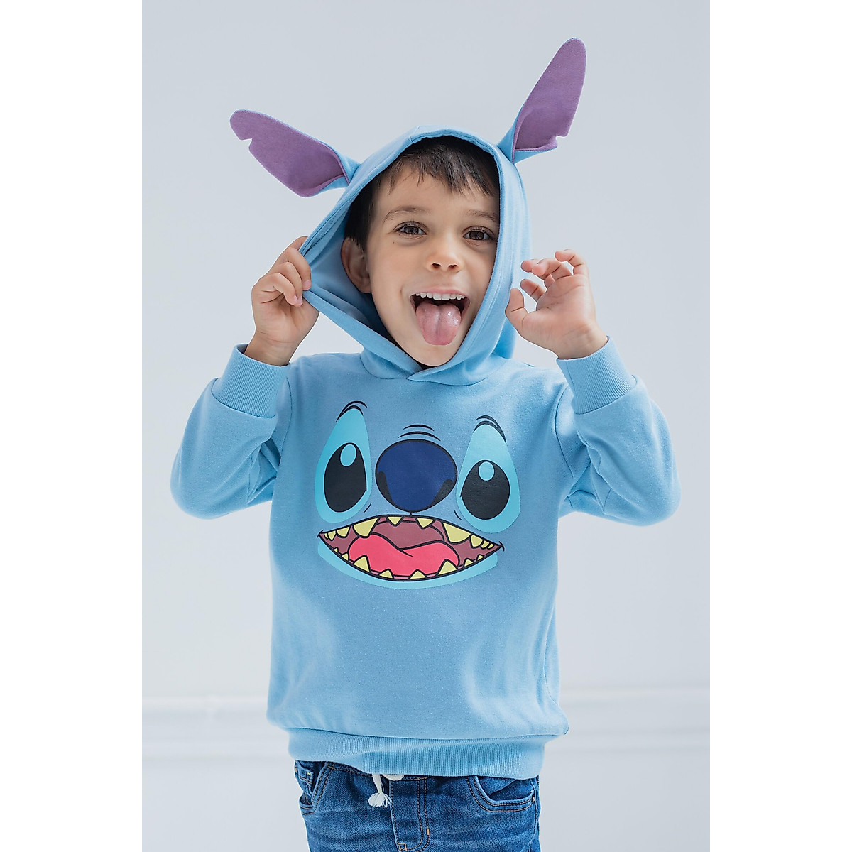 Disney Lilo & Stitch Big Boys Fleece Pullover Hoodie 14-16