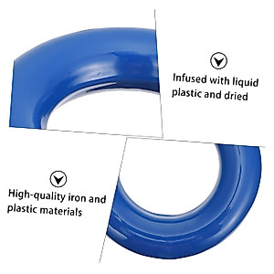 Gatuida 2 pcs Iron Erlenmeyer Flask erlenmeyer Flask Glass Flat Experiment Accessories Thicken Triangle Flask Ring Holder Flask Ring Stand counterweight Tool Accessories Rings