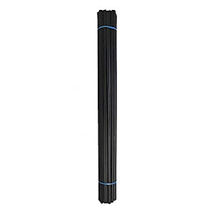 Polypropylene PP Plastic Welding Rods - 52Ft Length ，0.2"W x 0.1"H (Black)