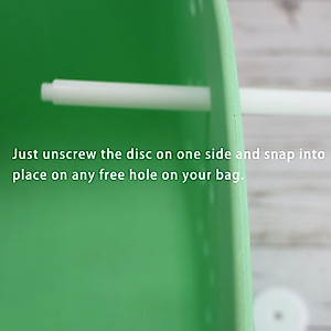 PIAOLGYI Yarn Spinner for Large Bogg Bag,Yarn Holder for Crochet Knitting Project Bag(White)