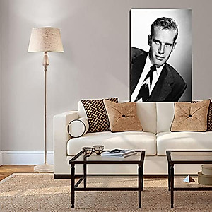 CHARLTON HESTON Canvas Prints Poster Wall Art For Home Office Decorations With Framed 10"x8"