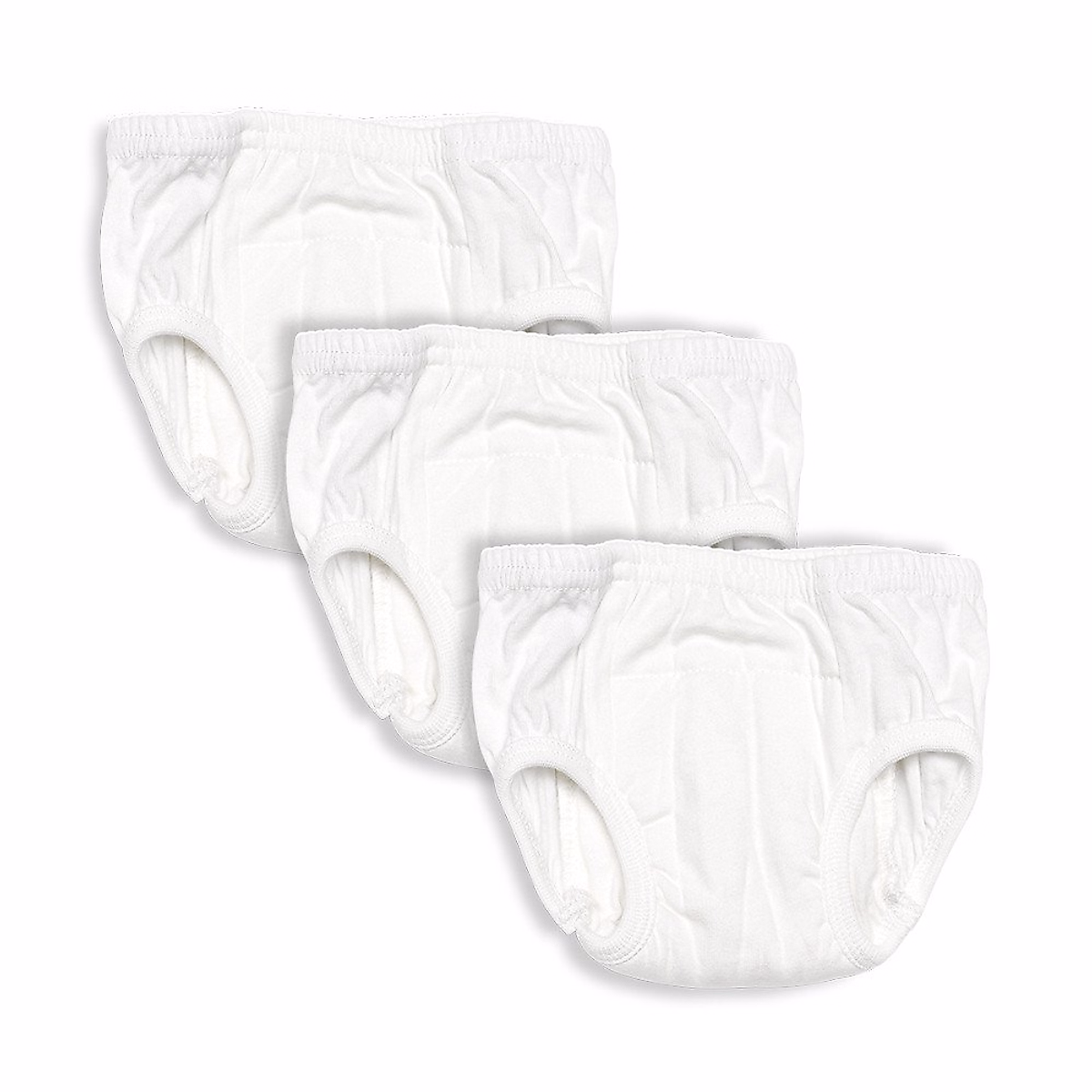 Tiny Trainers ORIGINAL - small cotton training pants, 3-pack (12 Months, Natural Undyed)