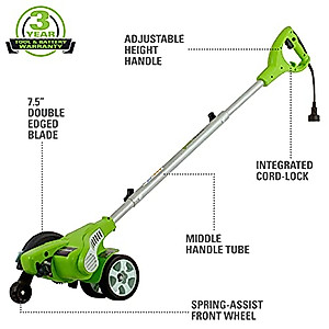 Greenworks 12 Amp Electric Corded Edger 27032
