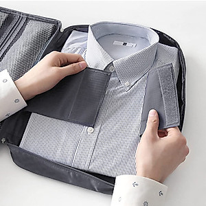 PIPICO T-shirt Anti-Wrinkle Travel Bag For Men, Portable Storage Duffel Bag for Business Business Trip