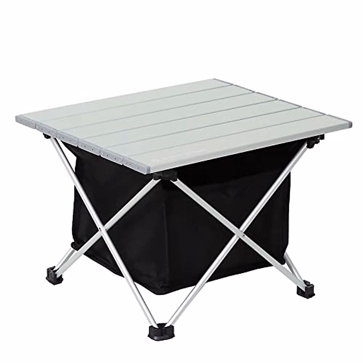 ROCK CLOUD Portable Camping Table Ultralight Aluminum Camp Table with Storage Bag Folding Beach Table for Camping Hiking Backpacking Outdoor Picnic