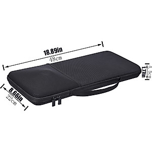 co2CREA Hard Case Replacement for Logitech Signature K650 Comfort Full-Size Wireless Keyboard (Graphite Case)