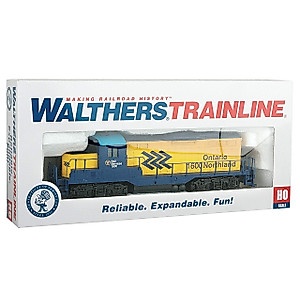 Walthers Trainline HO Scale Model HO Scale Model EMD GP9M Standard DC Ontario Northland #1600