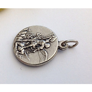SAINT MICHAEL THE ARCHANGEL MEDAL - THE PATRON SAINTS MEDALS- 100% MADE IN ITALY (Lot of 3 St.Michael Medals)
