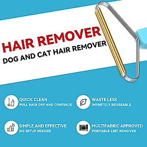 Pet Hair Remover, Dog Cat Hair Remover,Lint Remover,Carpet Rake for Pet Hair Removal,Carpet Rake,Lint Brush,Lint Shaver for Carpets, Car Mat,Couch,Pet Bed,Furniture & Rug