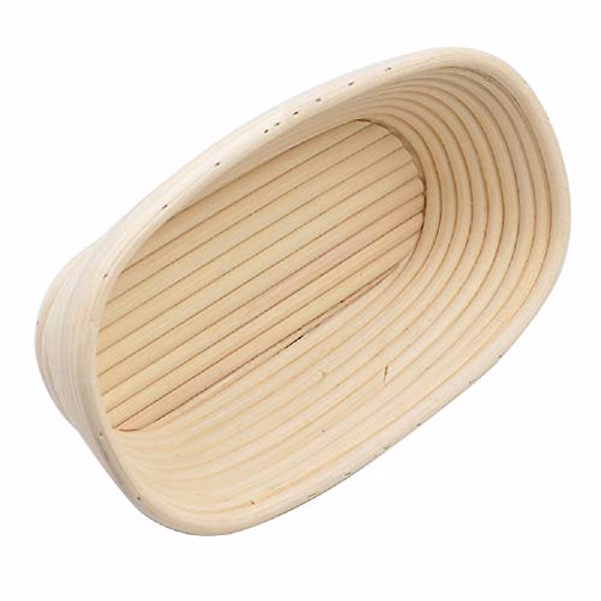 XDLEX Bread Proofing Baskets Set of 1 10 inch Oval Shaped Dough Proofing Bowls w/Liners Perfect for Professional & Home Sourdough Bread Baking