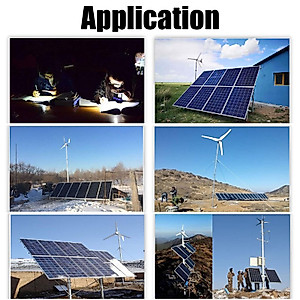 SACLMD 5000W,6000W,8000W,10000W,12000W Wind Solar Hybrid Charge Controller Fits for Wind and Solar Power Boost Charge,12V-12000W