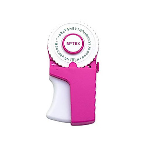 MoTEX Embossing Label Maker, Label Writer -E-303 (Pink)