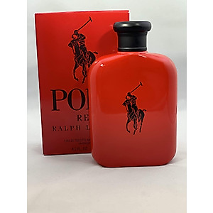 Ralph Lauren Polo Red Eau de Toilette Spray for Men, 4.2 Ounce